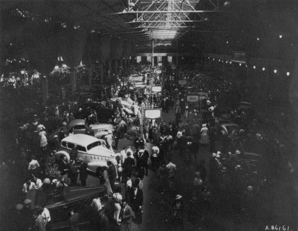 Automotive Show in Automotive Building, 1929 – CNE Heritage
