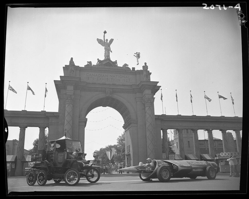 Victor Borges at the Princes’ Gates, 1960s – CNE Heritage