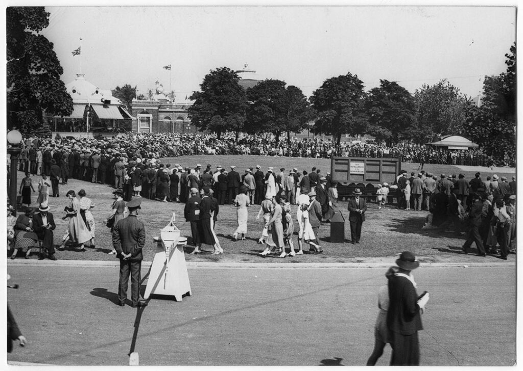 Crowds at CNE Baseball Game, ca. 1929 – CNE Heritage