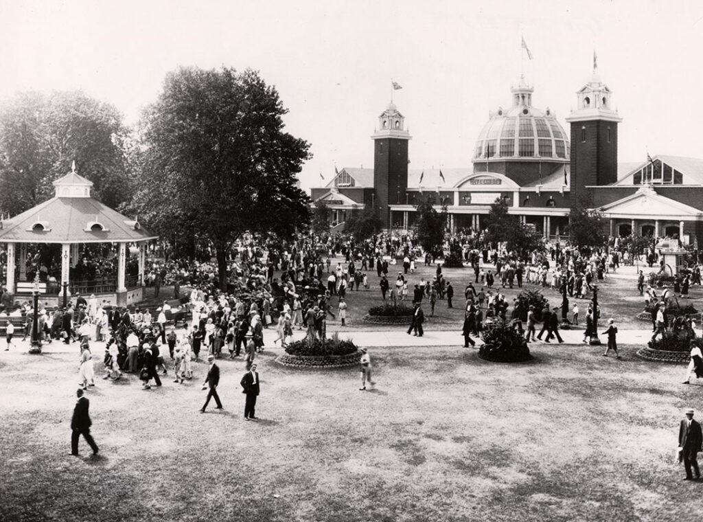 Government Building & Band Stand, 1930 – CNE Heritage