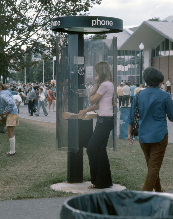 Making a Phone Call, ca 1970s – CNE Heritage