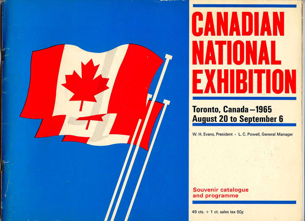 Programme Guide Cover, 1965 – CNE Heritage