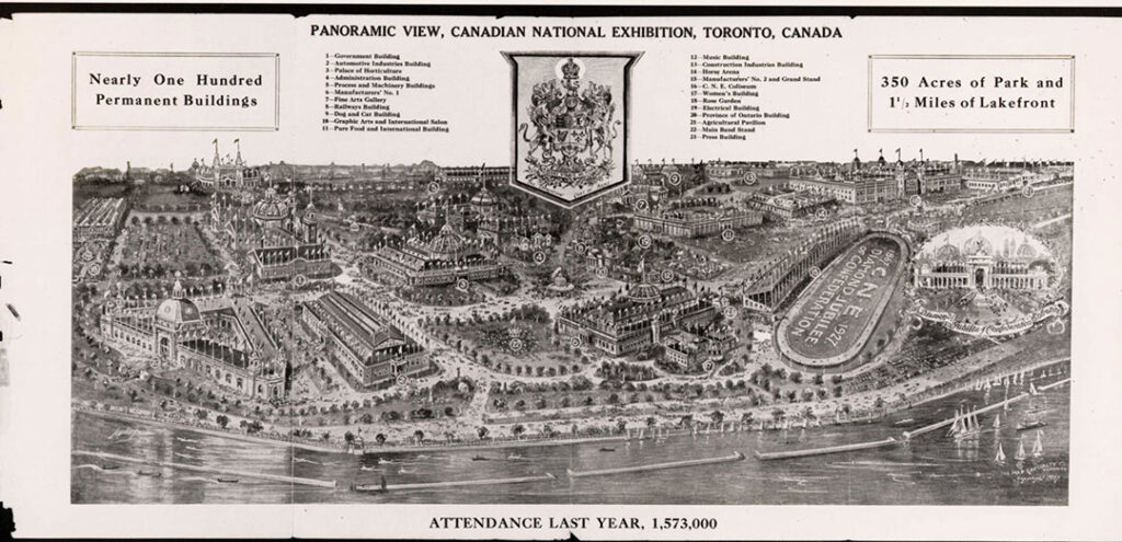 Site Drawing, 1927 – CNE Heritage