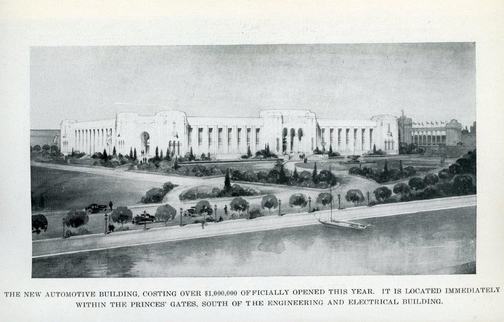 The New Automotive Building in 1929 Programme – CNE Heritage