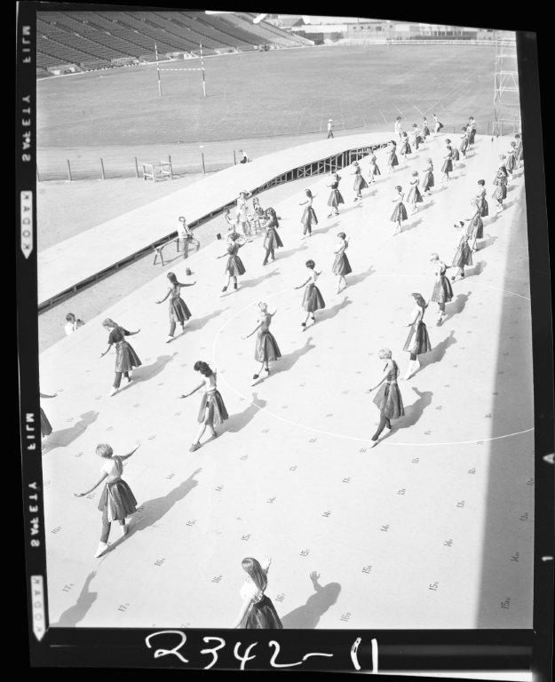Rehearsal for Grand Stand Spectacle, ca. 1965 – CNE Heritage