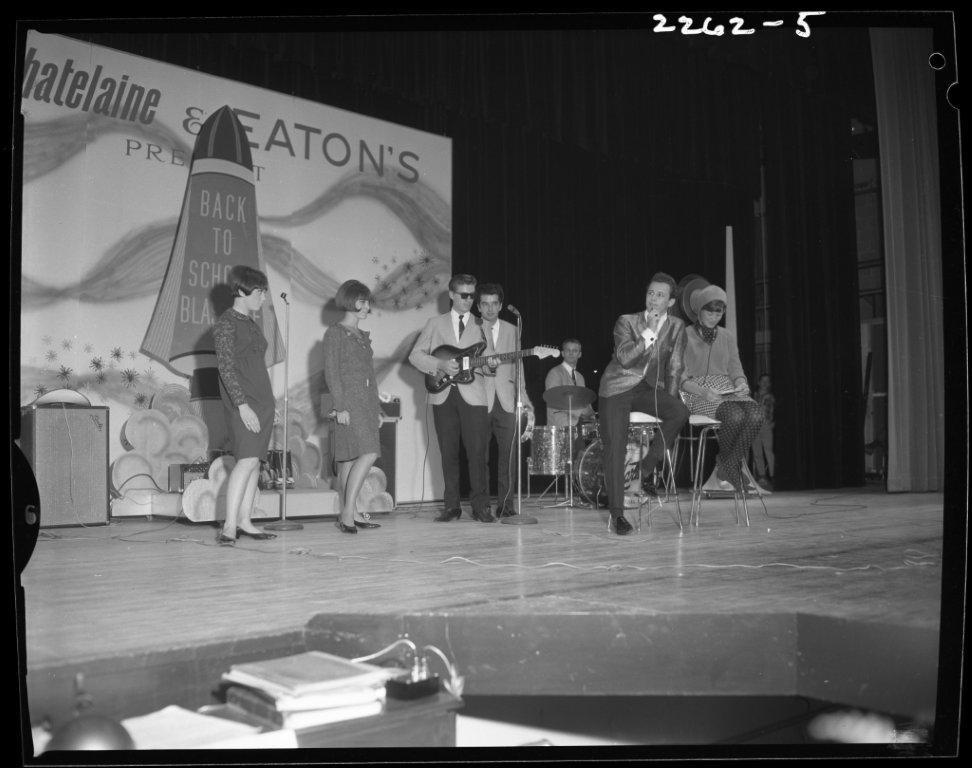 Bobby Curtola on stage at the Bandshell, ca. 1960s – CNE Heritage