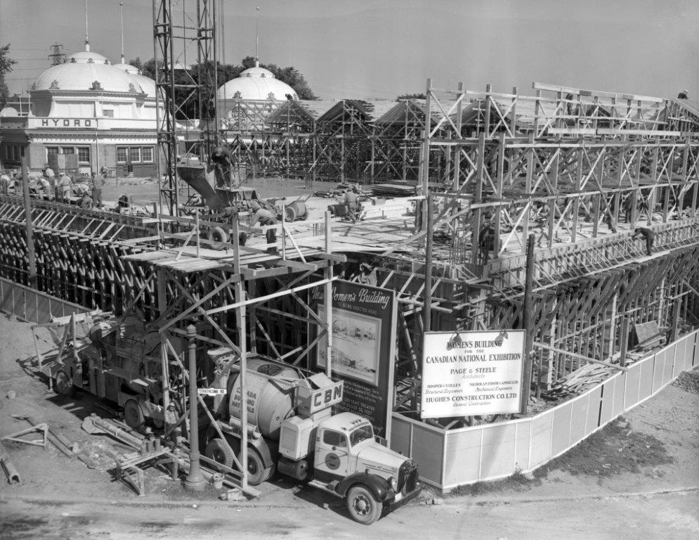 The Construction of the Queen Elizabeth Building – CNE Heritage