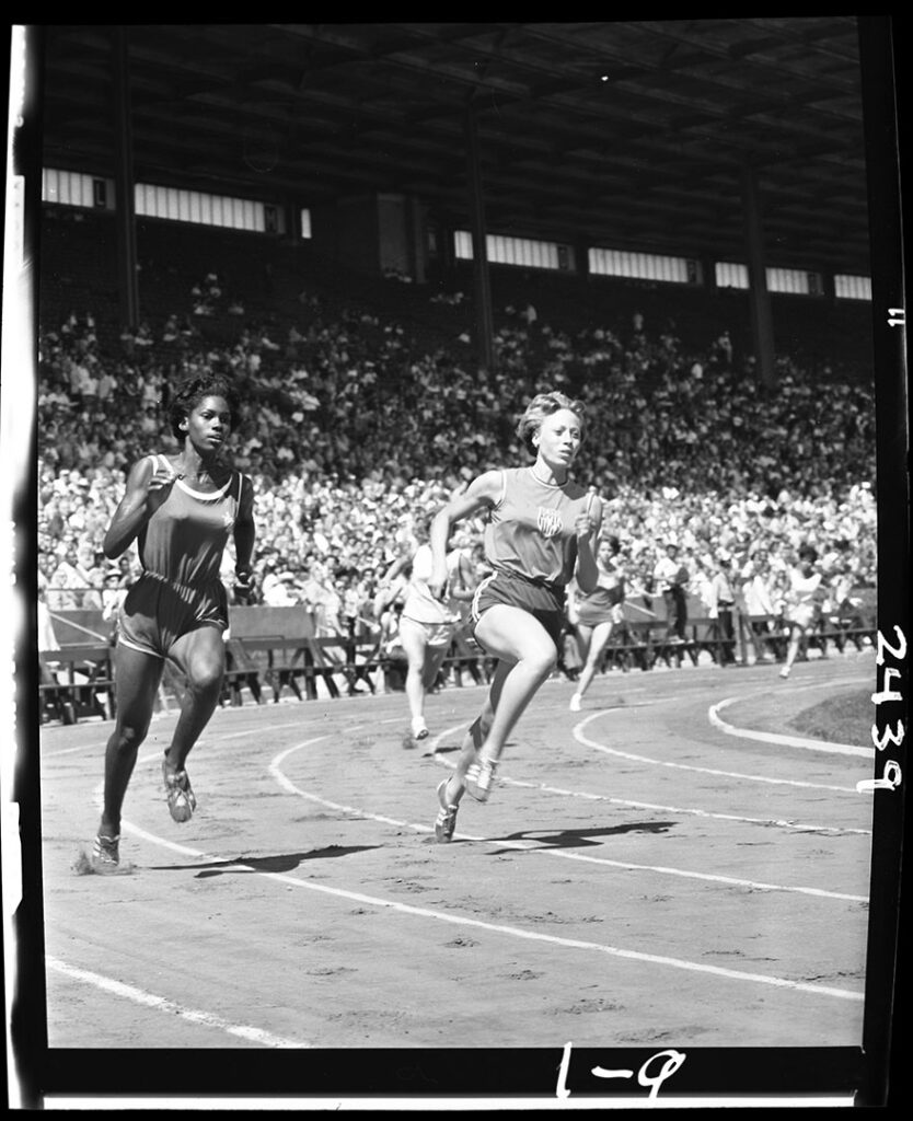 Women’s Track & Field at the Grandstand, 1966 – CNE Heritage